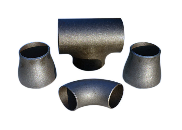 Steel Butt Weld Tube Fittings DIN EN10253-1 P265GH Seamless Elbow Tee Reducer Cap